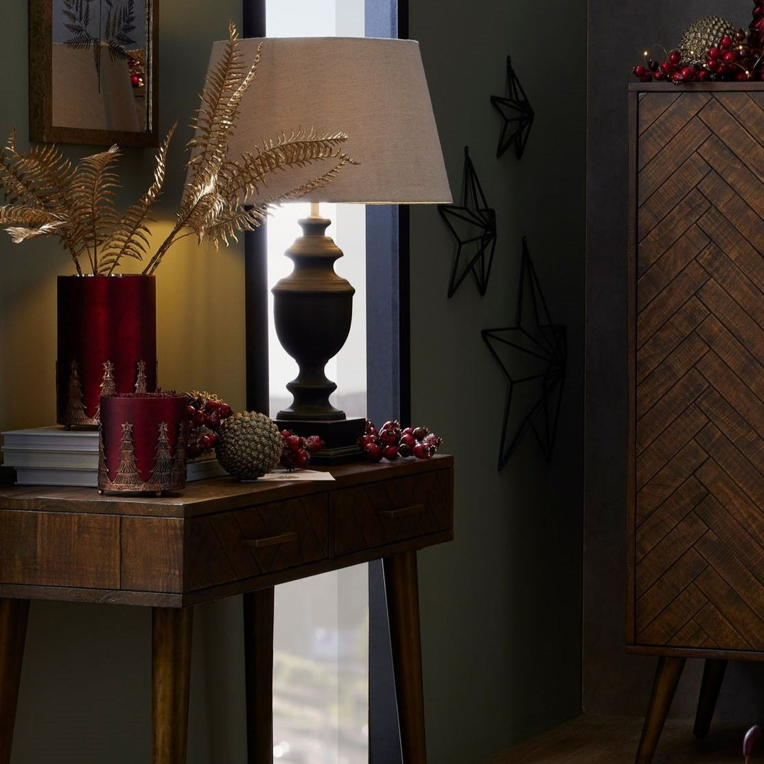 The Noel Collection Ruby Red Christmas Tree Candle Holder ...