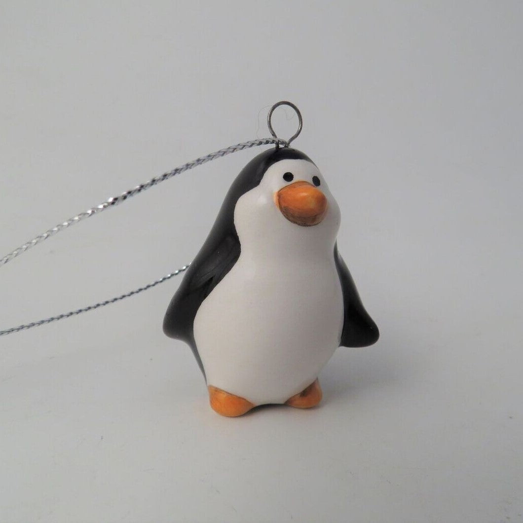 Penguins! Ceramic Hanging Christmas Tree Decorations - Set of 3 ...
