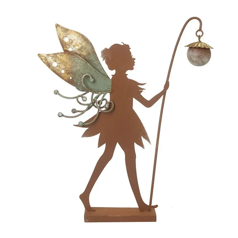 STANDING FAIRY WITH LAMP — GingerInteriors.co.uk