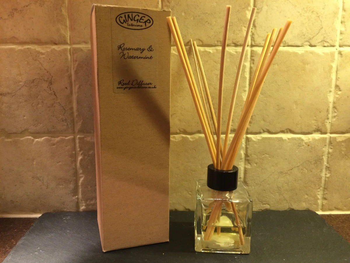 Reed Diffuser 100ml - Fresh - Rosemary & Watermint — GingerInteriors.co.uk