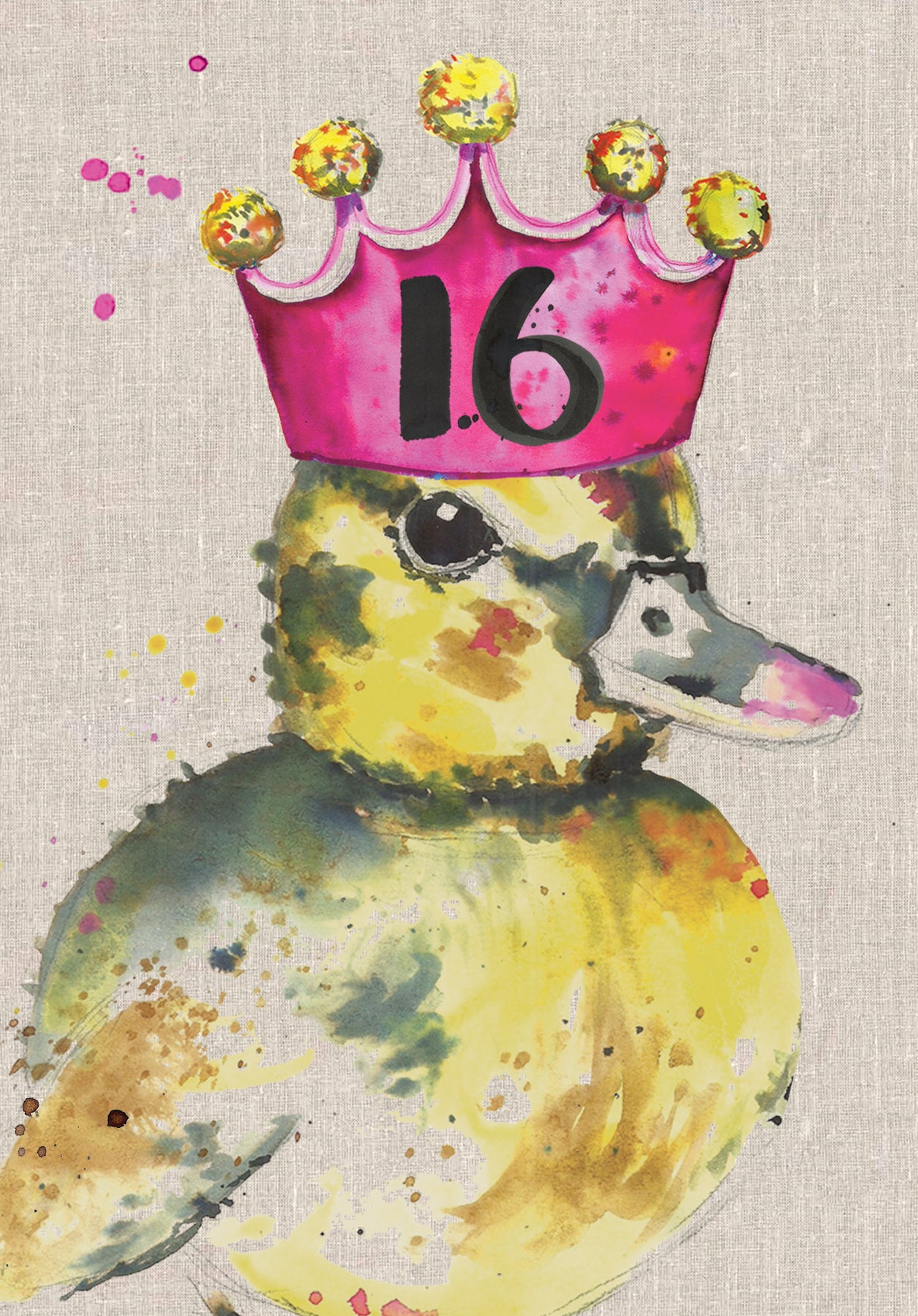 16th Birthday Card - Duckling - Sarah Kelleher — GingerInteriors.co.uk