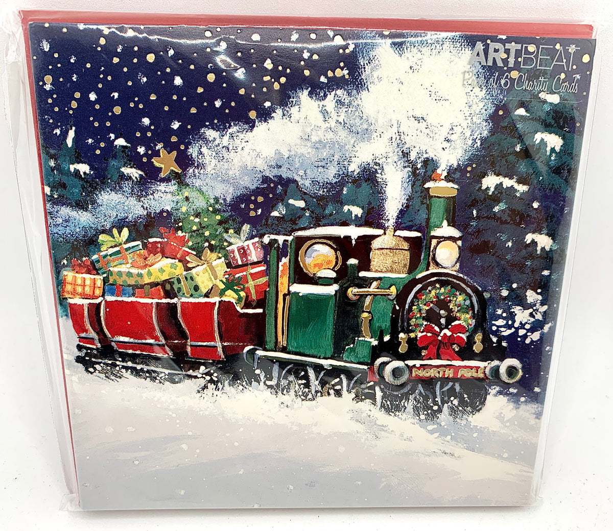 Steam Train Christmas Cards - Polar Express - Pack of 6 ...